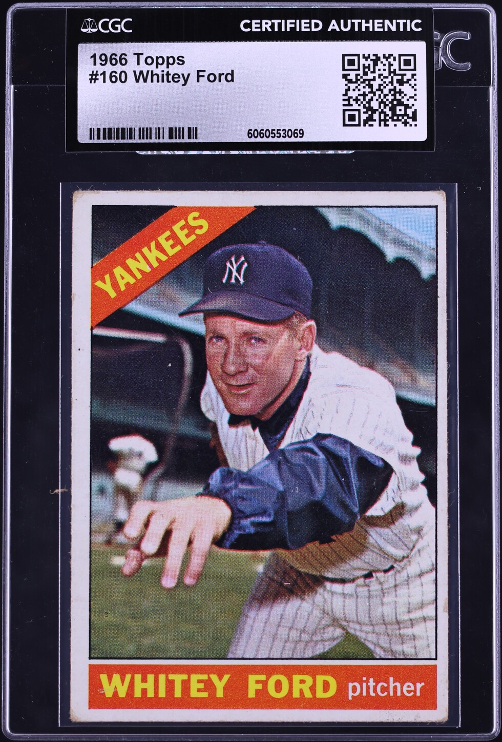 1966 Topps Whitey Ford #160 CGC AUTH on Fanatics Collect