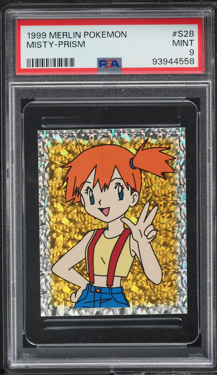 1999 Pokemon Merlin Stickers Prism Misty #S28 PSA 9 MINT on Fanatics ...