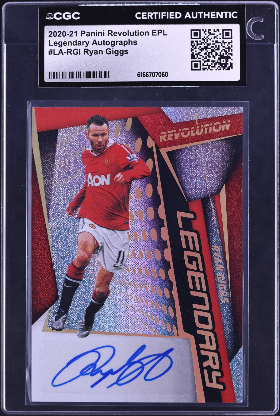 2020 Panini Revolution Premier League Legendary Ryan Giggs AUTO #LA-RGI ...