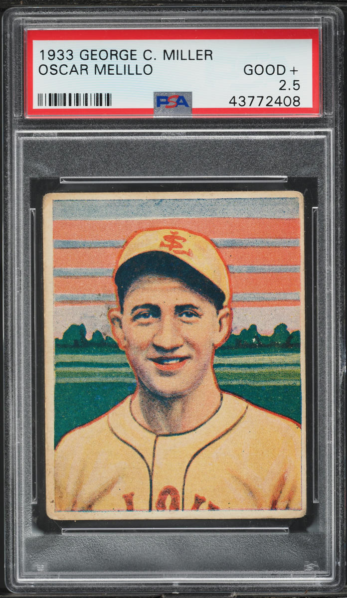 1933 George C. Miller Oscar Melillo PSA 2.5 GD+ on Fanatics Collect