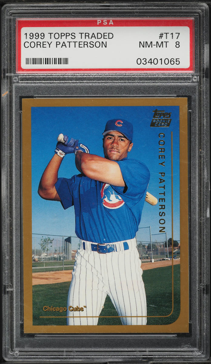 1999 Topps Traded Corey Patterson ROOKIE #T17 PSA 8 NM-MT on Fanatics ...