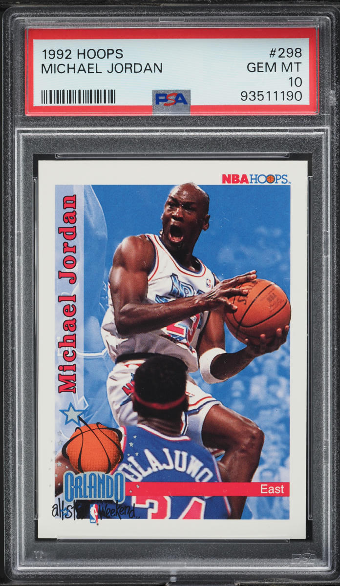 1992 Hoops Michael Jordan #298 PSA 10 GEM MINT on Fanatics Collect