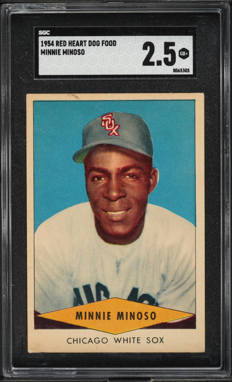 1954 Red Heart Minnie Minoso SGC 2.5 GD+ on Fanatics Collect
