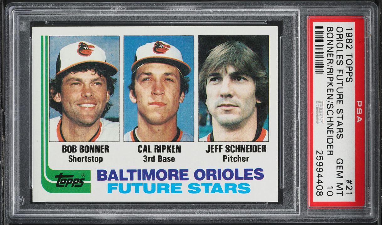1982 Topps Cal Ripken Jr. ROOKIE #21 PSA 10 GEM MINT on Fanatics Collect