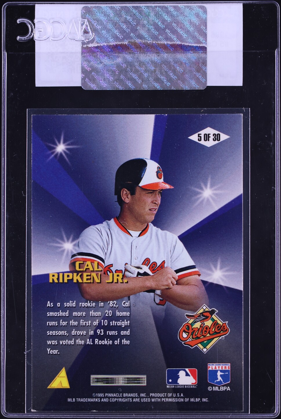 1996 Score Diamond Aces Cal Ripken Jr. #5 CGC AUTH on Fanatics Collect