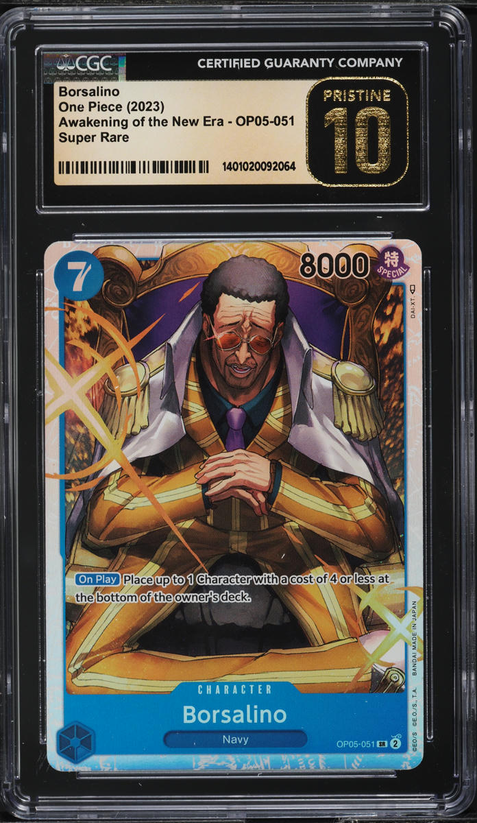 2023 One Piece Awakening Of The New Era Borsalino #OP05-051 CGC 10 ...