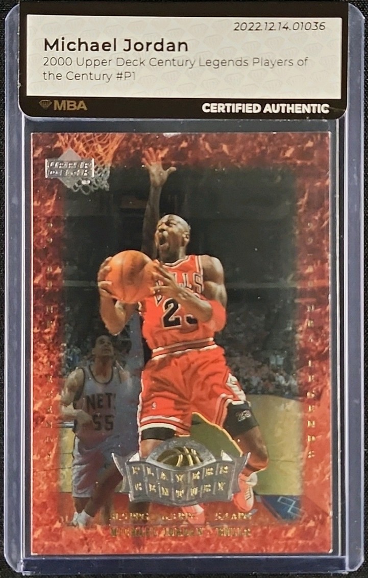 2000 UD Century Legends Players of the Century Michael Jordan #P1 MBA ...