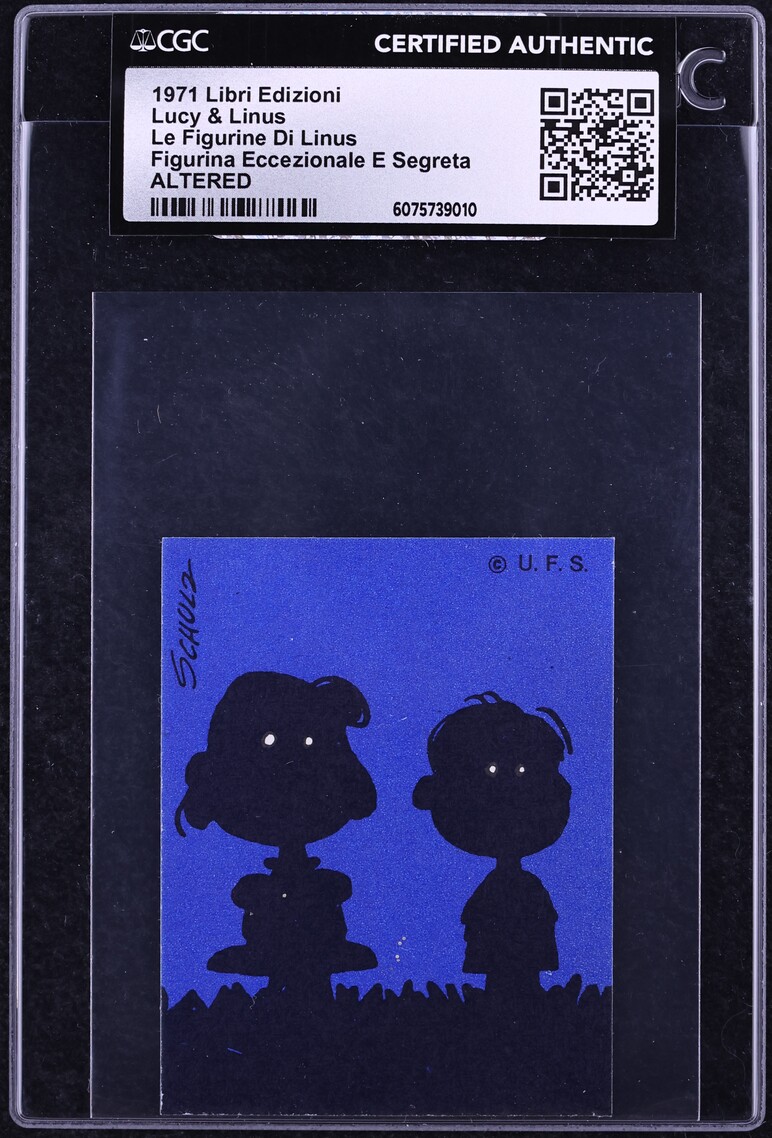 1971 Libri Edizioni Le Figurine Di Linus Lucy & Linus CGC ALTERED AUTH ...