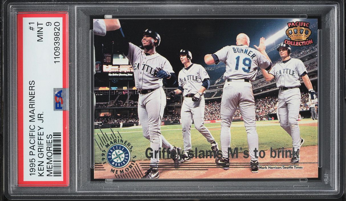 1995 Pacific Mariners Memories Ken Griffey Jr. #1 PSA 9 MINT on ...