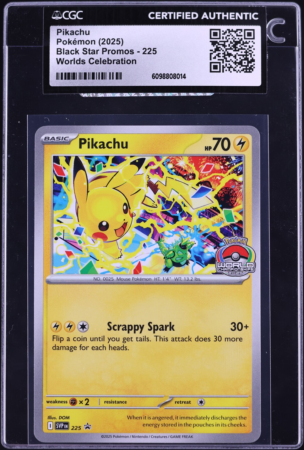 2025 Pokemon Scarlet & Violet Black Star Promo Worlds Celebration ...