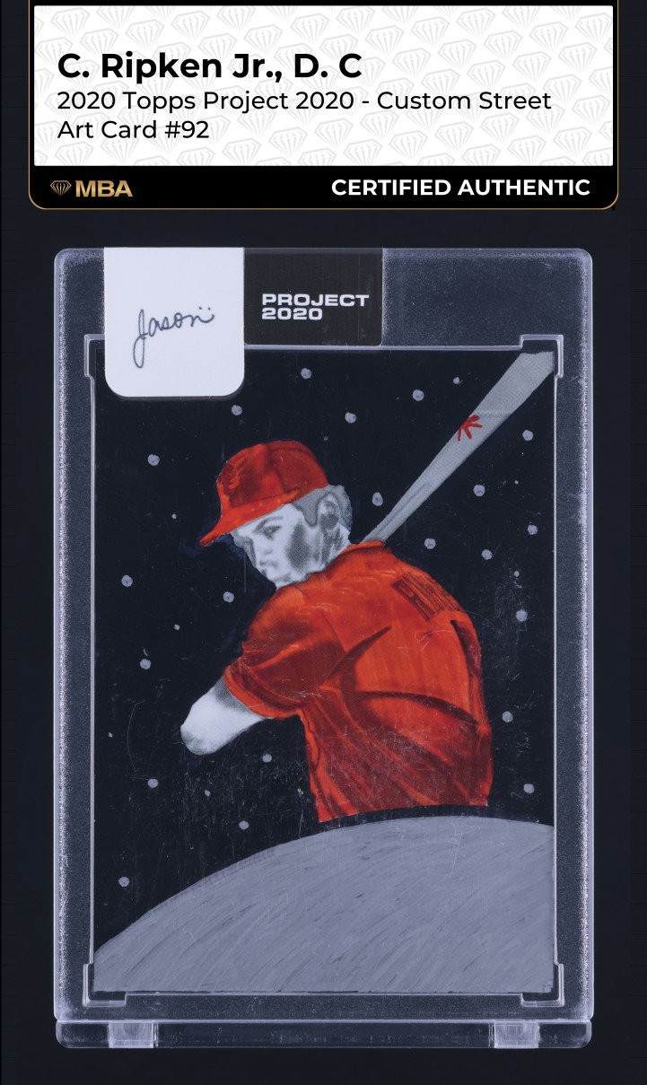 2020 Topps Project '20 Custom Art Card Cal Ripken Jr. By Don C 1/4 #92 ...