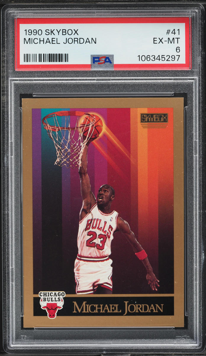 1990 Skybox Basketball Michael Jordan #41 PSA 6 EXMT on Fanatics Collect