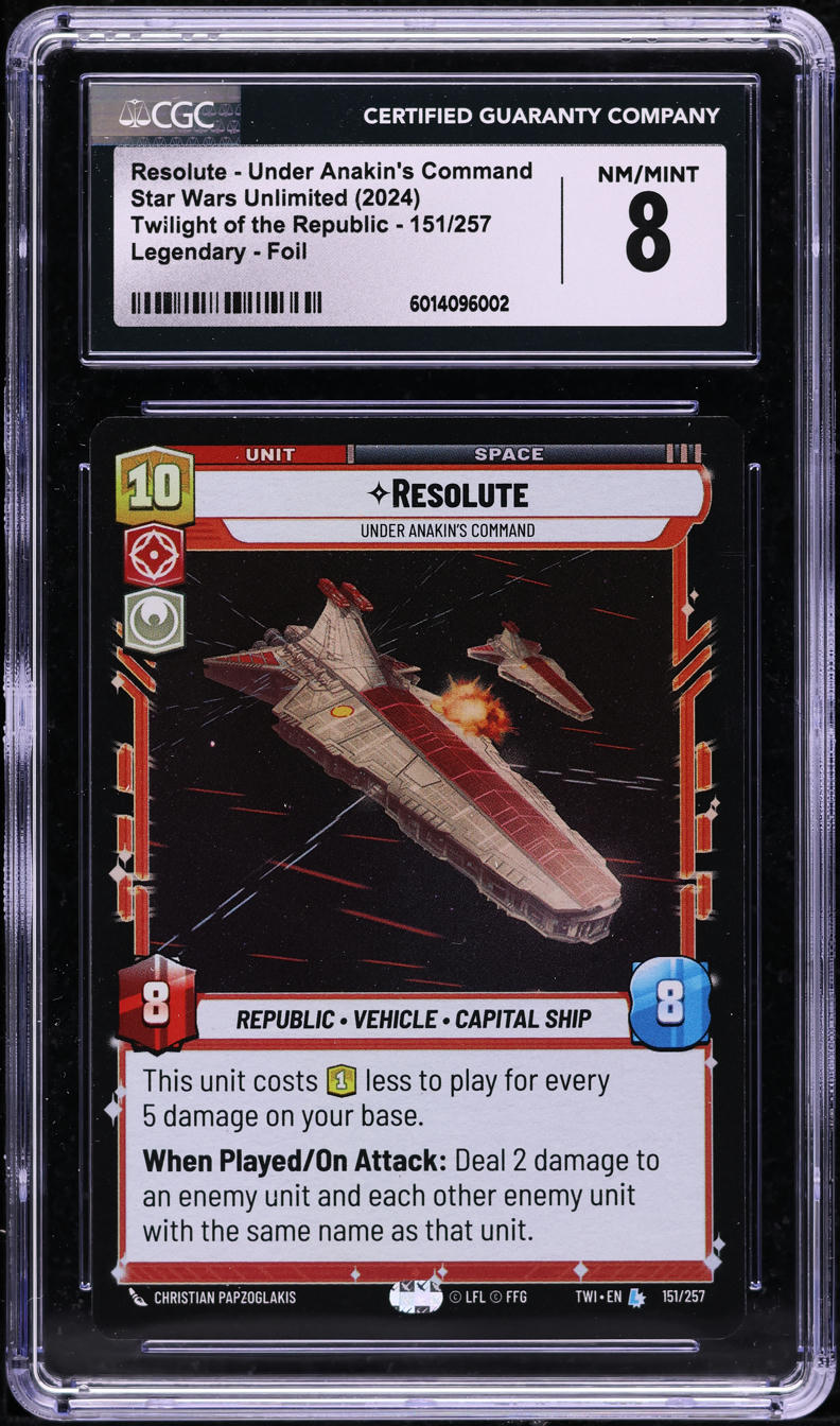 2024 Star Wars Twilight Of Republic Foil Resolute Under Anakin's ...