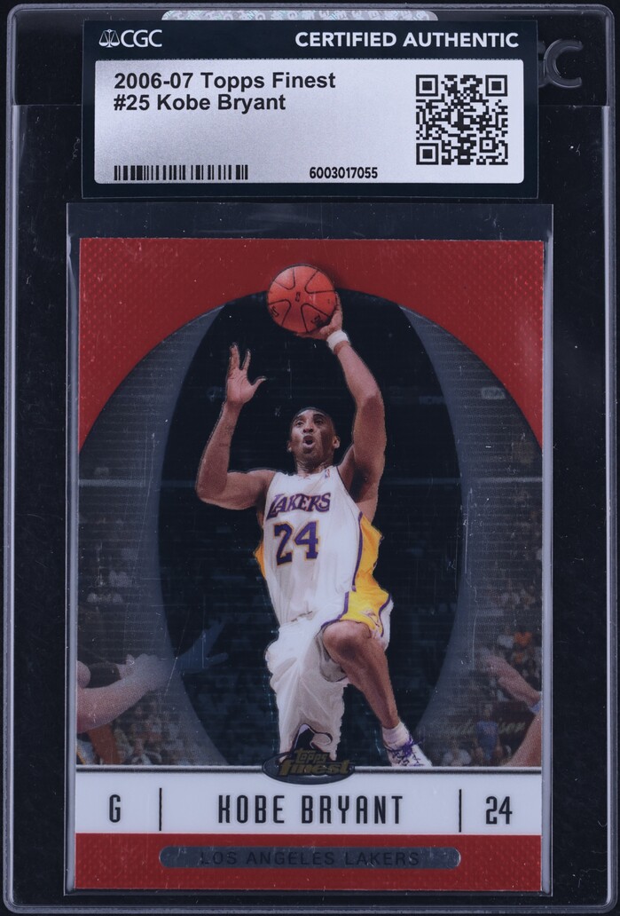 2006 Finest Basketball Kobe Bryant #25 CGC AUTH on Fanatics Collect