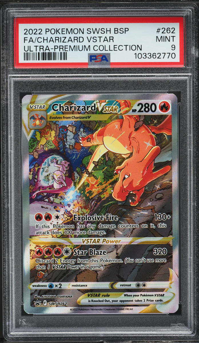 2022 Pokemon SWSH Black Star Promo Ultra Premium Charizard VSTAR #262 ...