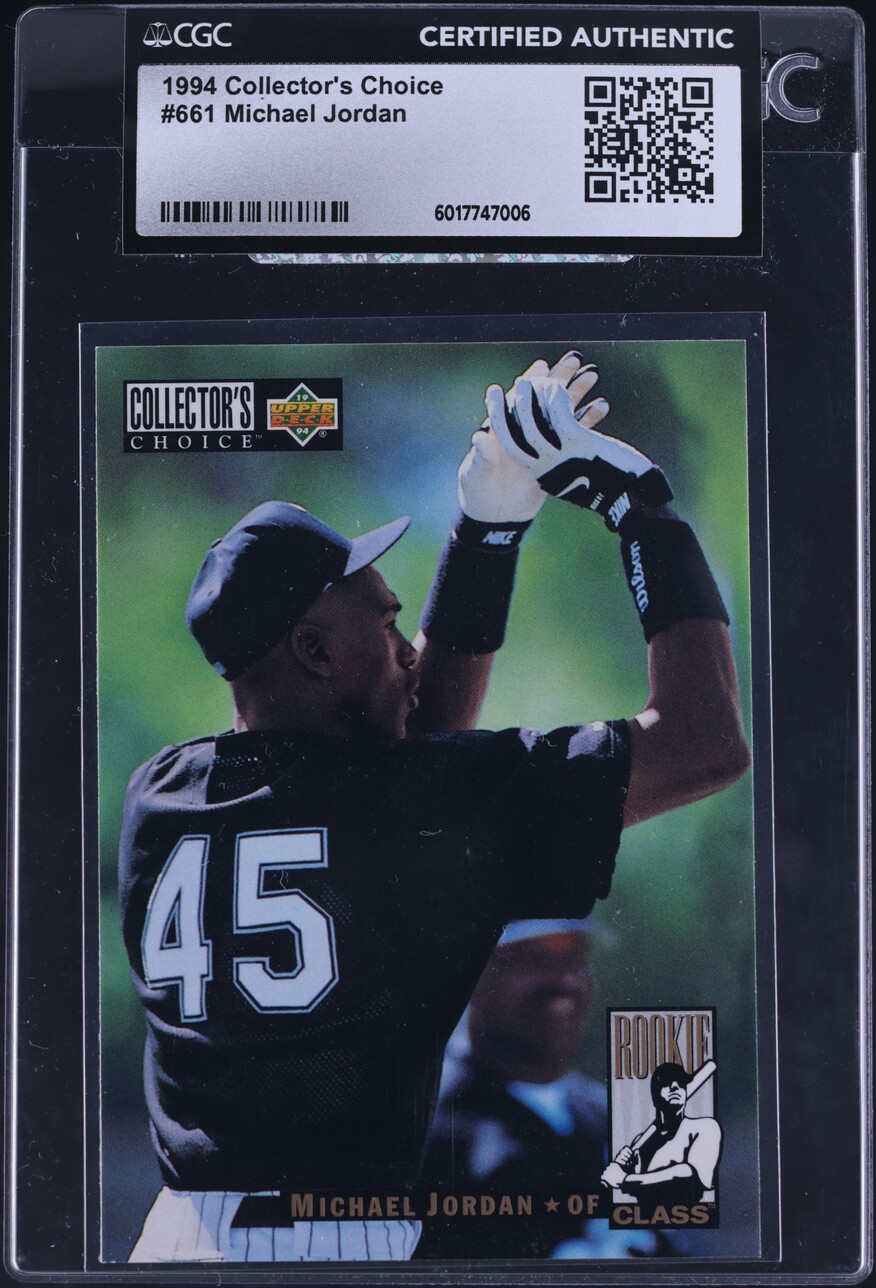 1994 Collector's Choice Michael Jordan #661 CGC AUTH on Fanatics Collect