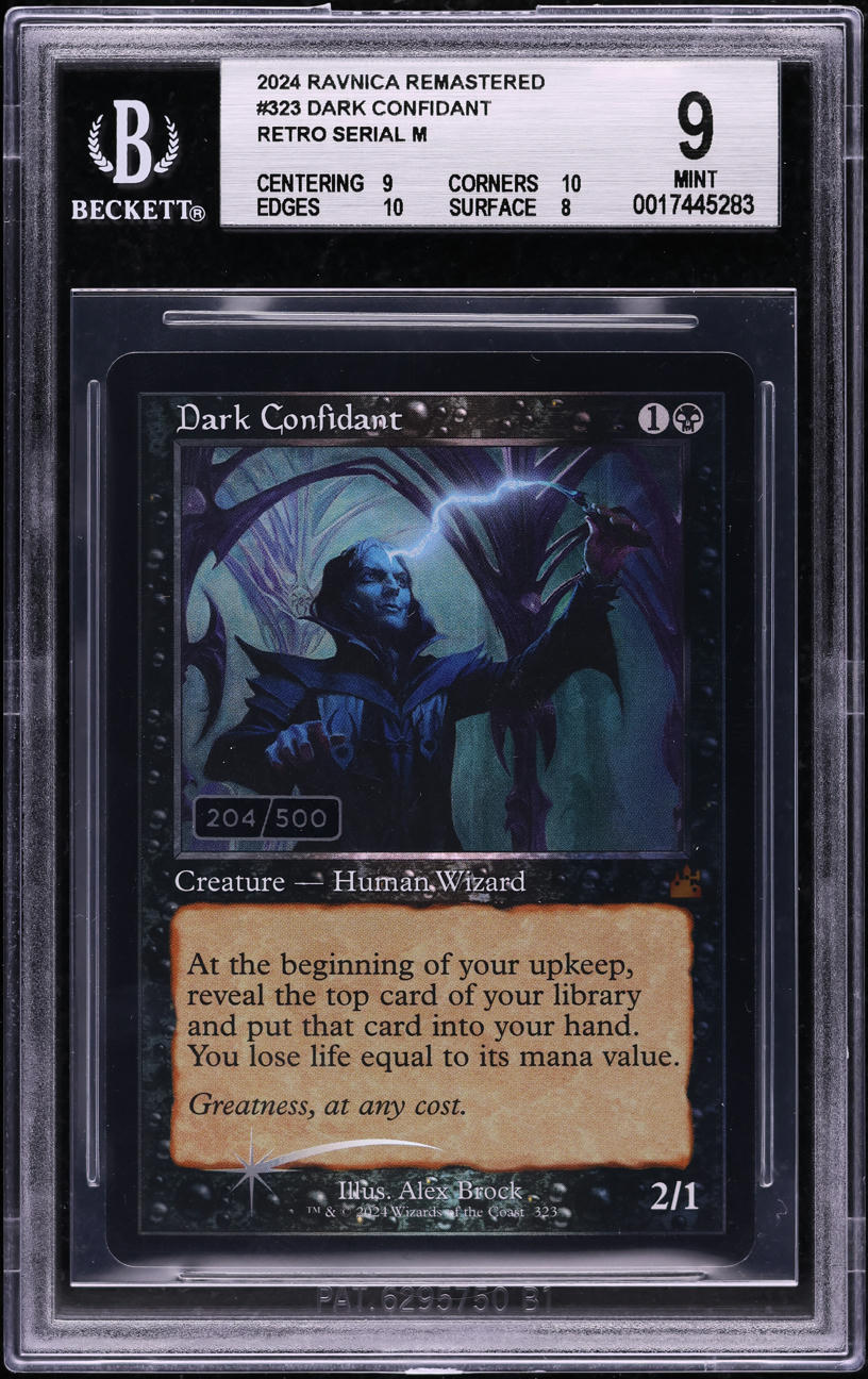 2024 Magic The Gathering Ravnica Remastered Dark Confidant Retro Serial ...