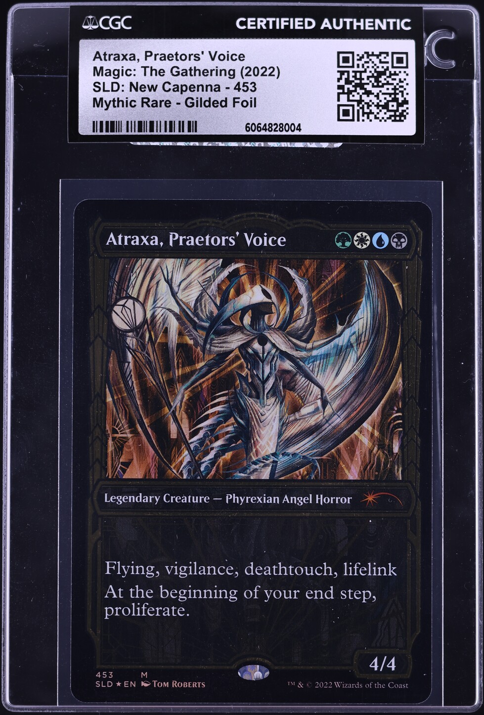 2022 Magic The Gathering MTG SLD Gilded Foil Atraxa Praetors' Voice CGC ...