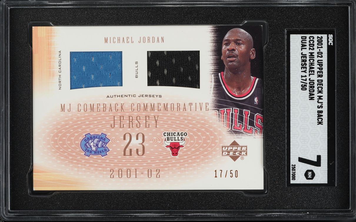 2001 Upper Deck MJ Comeback Commemorative Michael Jordan PATCH /50 # ...