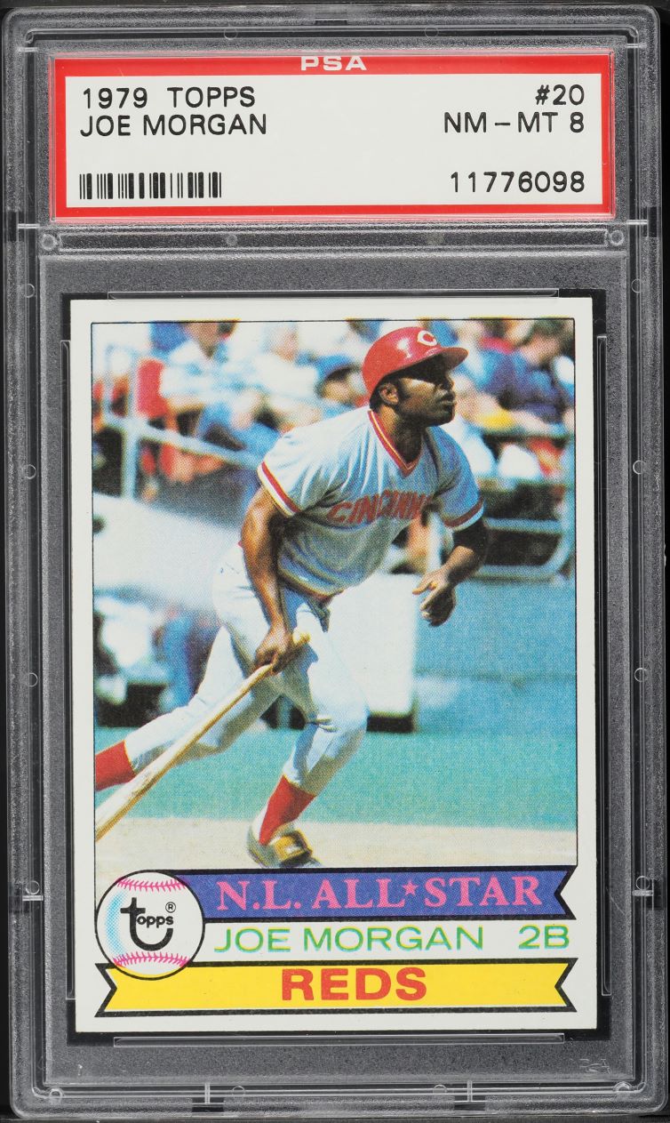 1979 Topps Joe Morgan ALL-STAR #20 PSA 8 NM-MT on Fanatics Collect