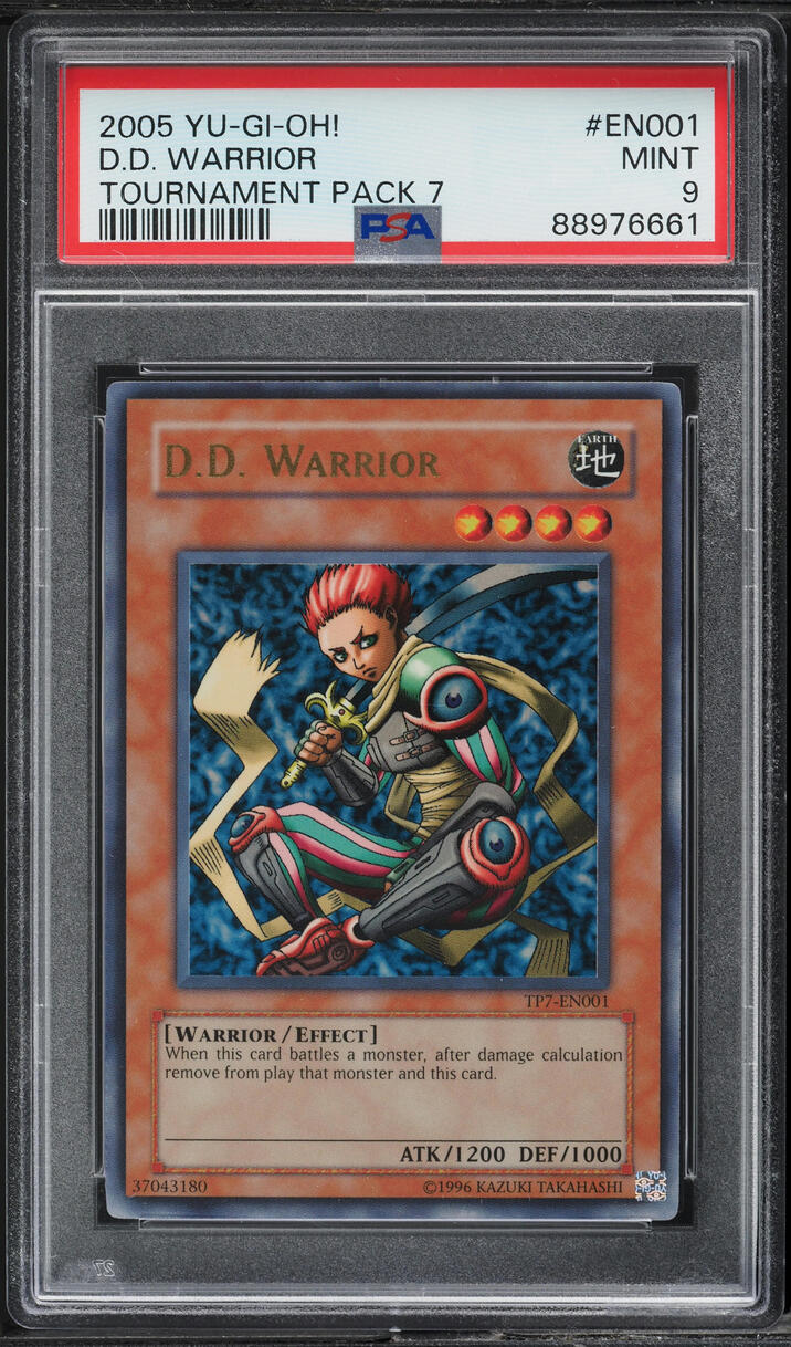 2005 Yu-Gi-Oh! Tournament Pack 7 D.D. Warrior #TP7-EN001 PSA 9 MINT on ...
