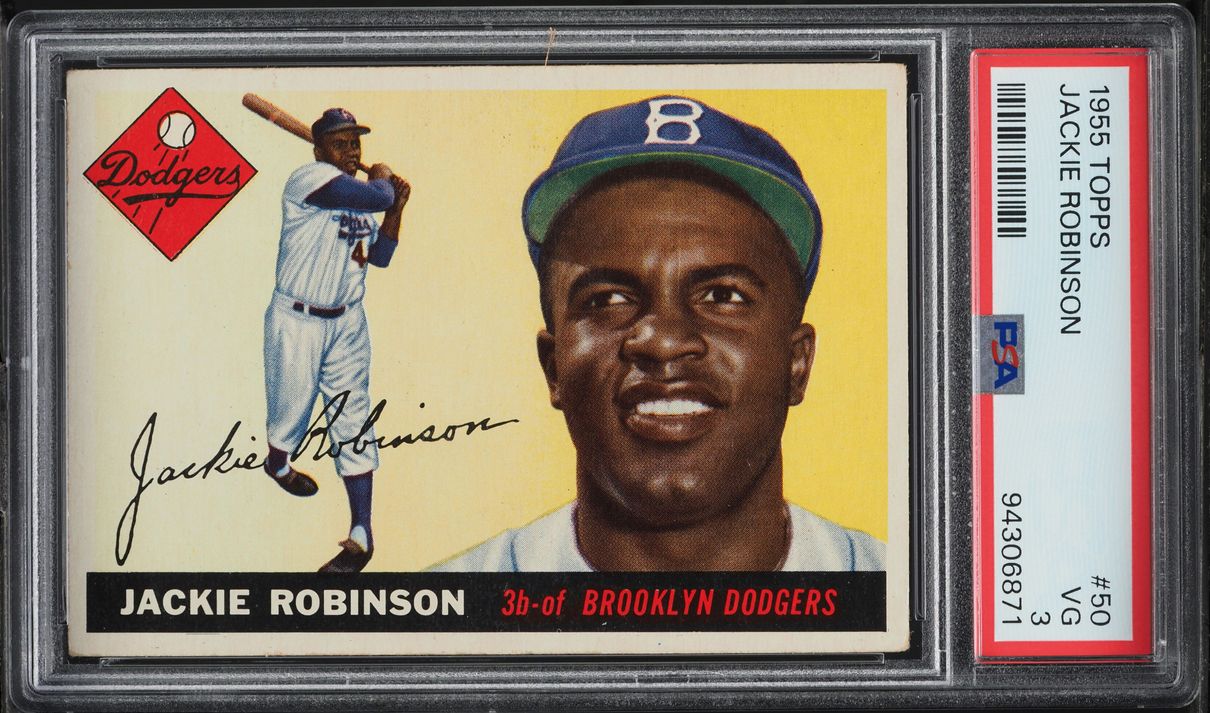 1955 Topps Jackie Robinson #50 PSA 3 VG on Fanatics Collect