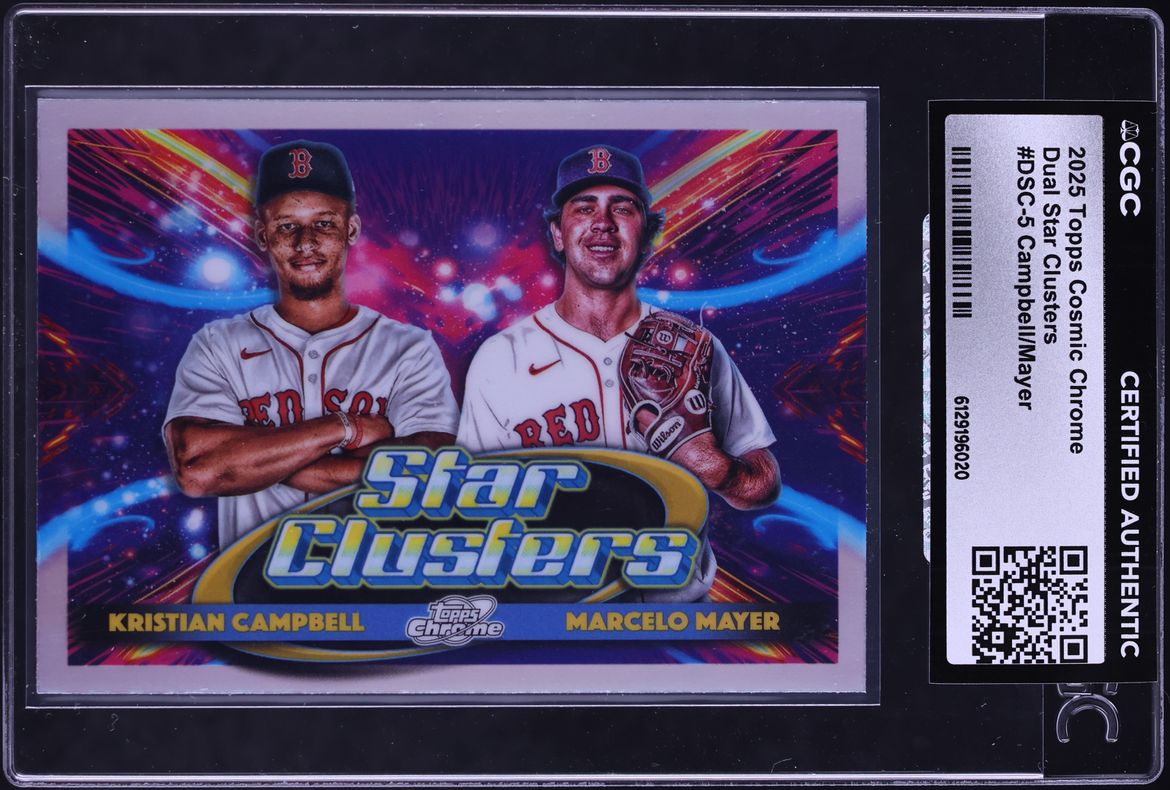 2025 Topps Chrome Cosmic Star Clusters Kristian Campbell & Marcelo ...