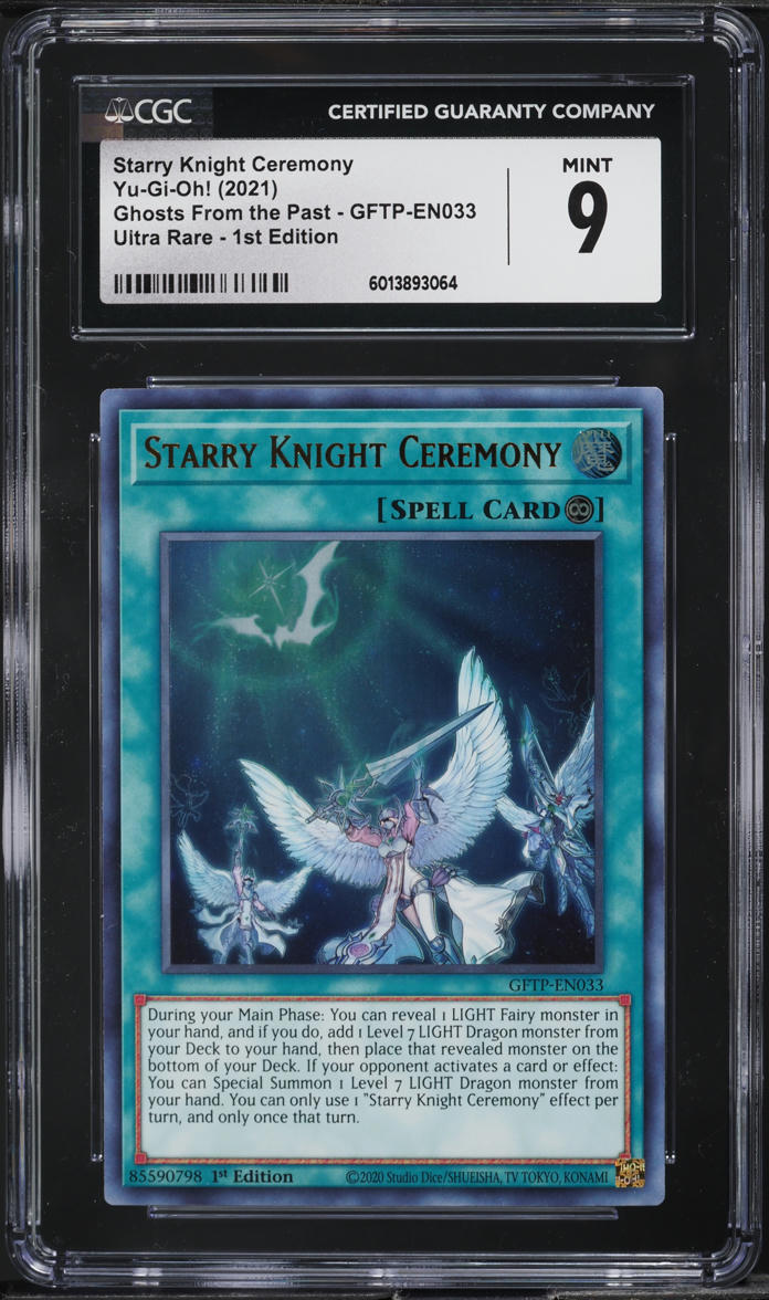 2021 Yu-Gi-Oh! GFPT 1st Edition Starry Knight Ceremony #GFPT-EN033 CGC ...
