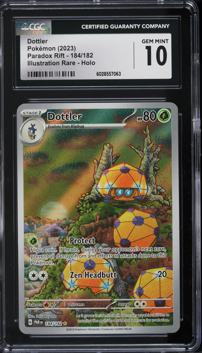 2023 Pokemon Scarlet & Violet Paradox Rift Art Rare Dottler #184 CGC 10 ...