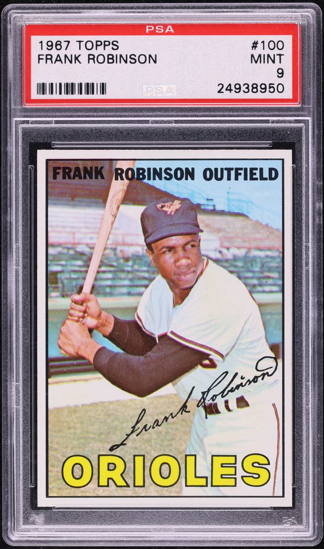 1967 Topps Frank Robinson #100 PSA 9 MINT on Fanatics Collect