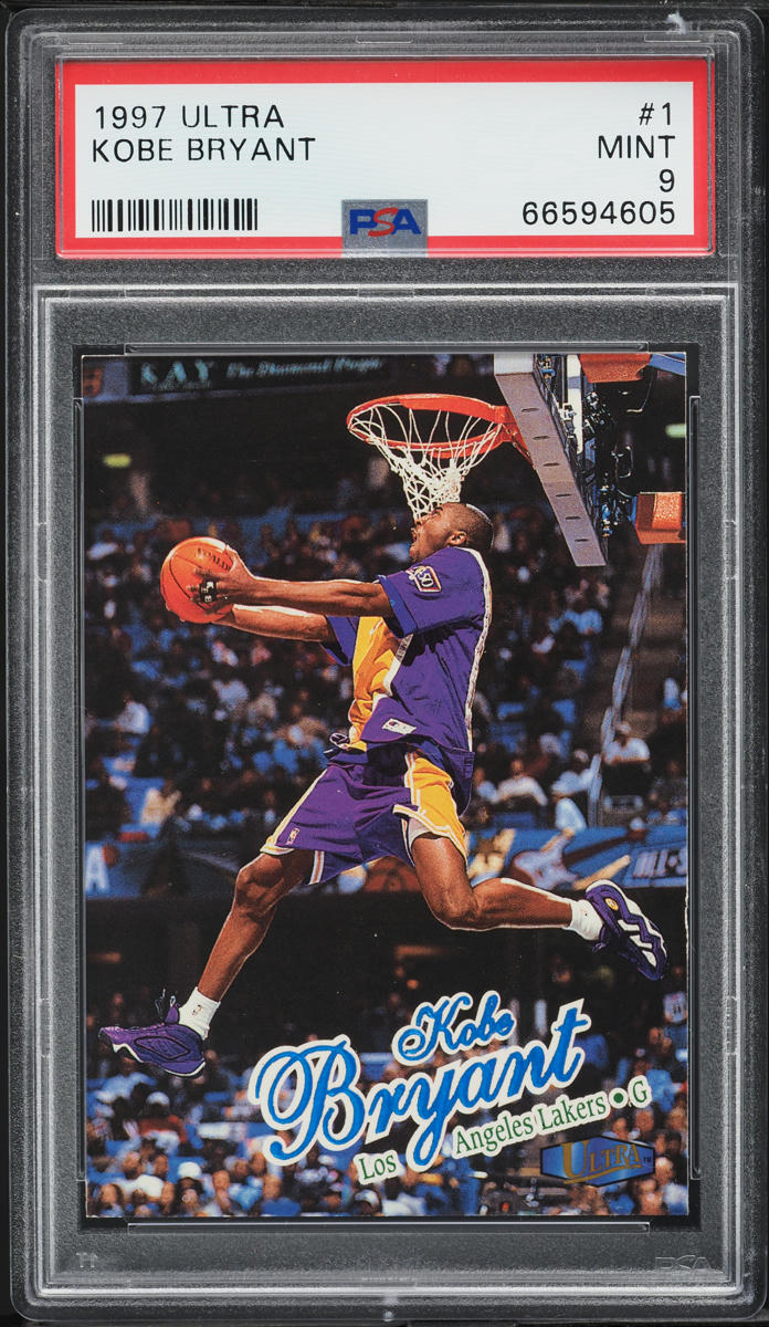 1997 Ultra Basketball Kobe Bryant #1 PSA 9 MINT on Fanatics Collect
