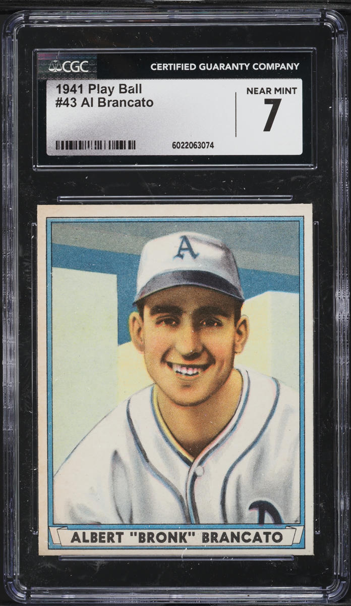 1941 Play Ball Al Brancato #43 CGC 7 NRMT on Fanatics Collect
