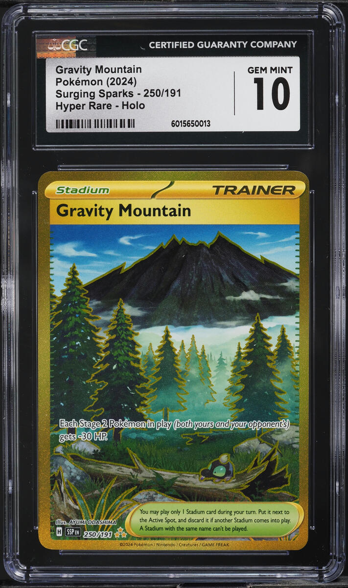 2024 Pokemon SV Surging Sparks Hyper Rare Holo Jet Energy #252 CGC 10 ...