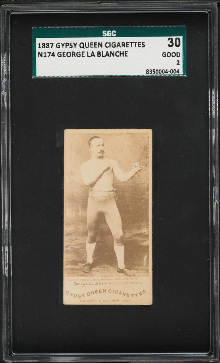 1887 N174 Gypsy Queen George La Blanche SGC 2 GD on Fanatics Collect