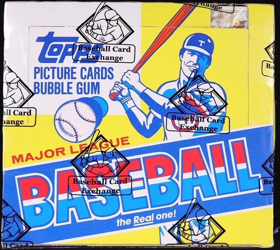 1983 Topps Baseball Sealed Cello Box, BBCE AUTH on Fanatics Collect