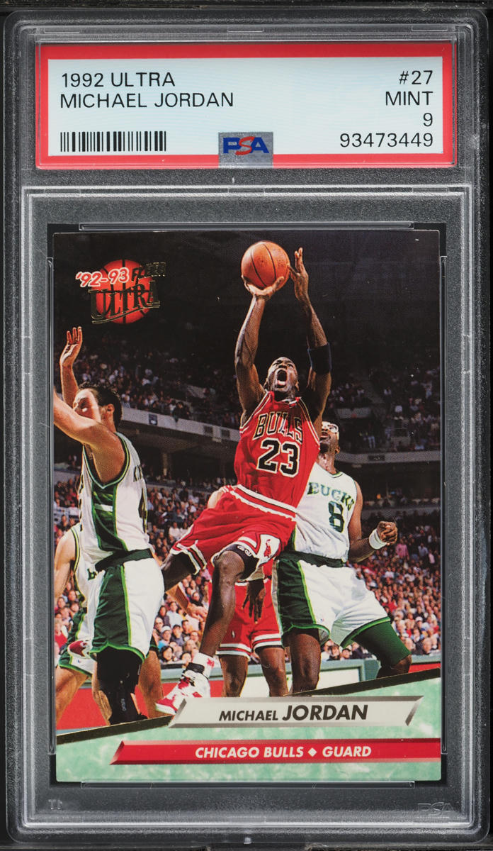 1992 Ultra Basketball Michael Jordan #27 PSA 9 MINT on Fanatics Collect