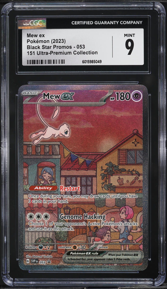 2023 Pokemon Scarlet & Violet 151 Black Star Promo Mew ex #53 CGC 9 ...