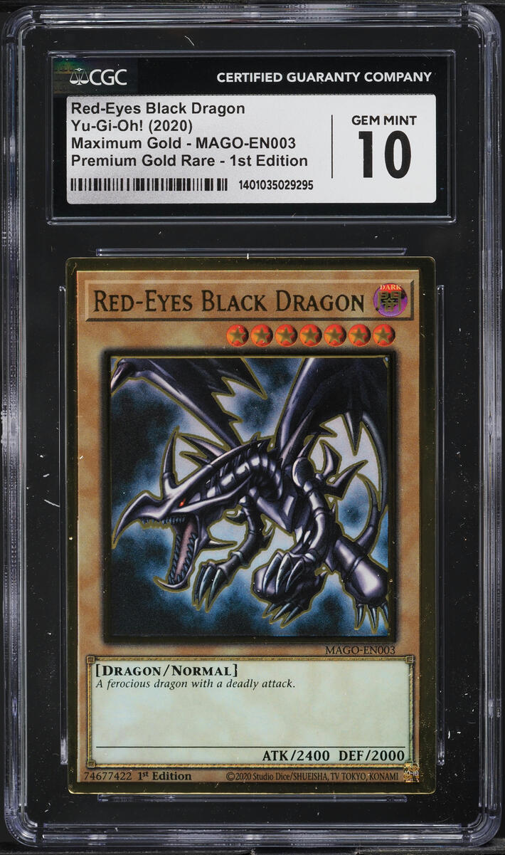 2020 Yu-Gi-Oh! Maximum Gold 1st Edition Red-Eyes Black Dragon #MAGO ...