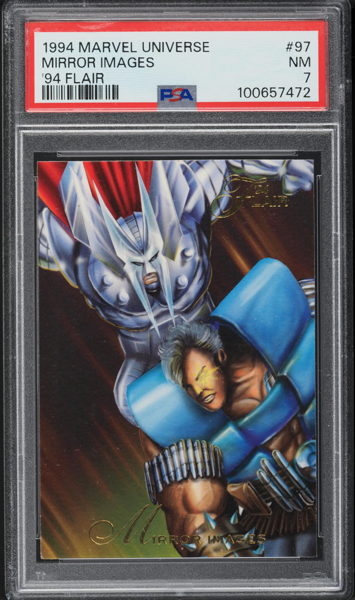 1994 Flair Marvel Universe Mirror Images #97 PSA 7 NRMT on Fanatics Collect