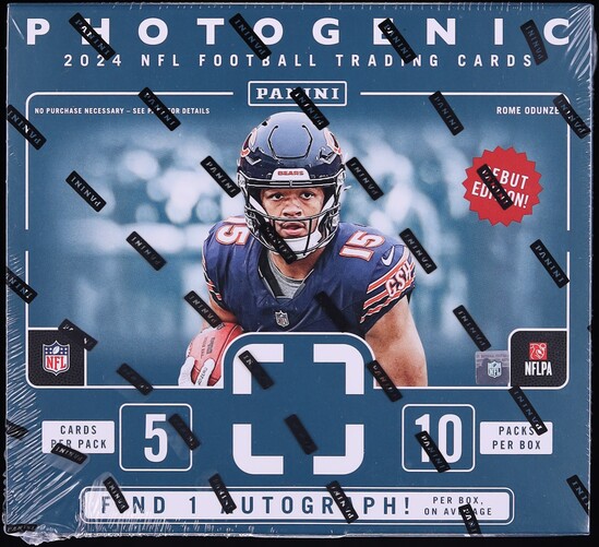 2024 Panini Photogenic Football Sealed Hobby Box, 10ct Packs on ...