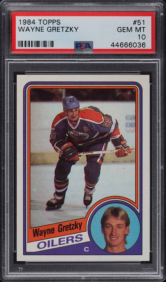 1984 Topps Hockey Wayne Gretzky #51 PSA 10 GEM MINT on Fanatics Collect