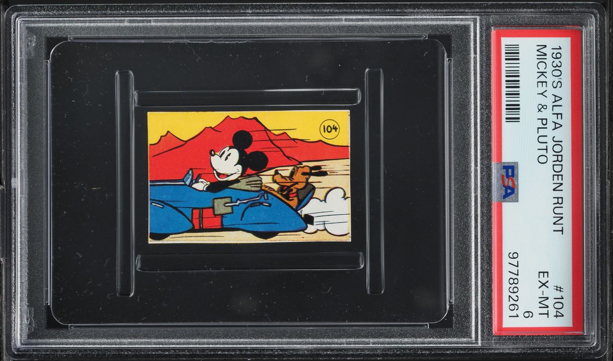 1930 Alfa Jorden Runt Mickey Mouse & Pluto #104 PSA 6 EXMT on Fanatics ...