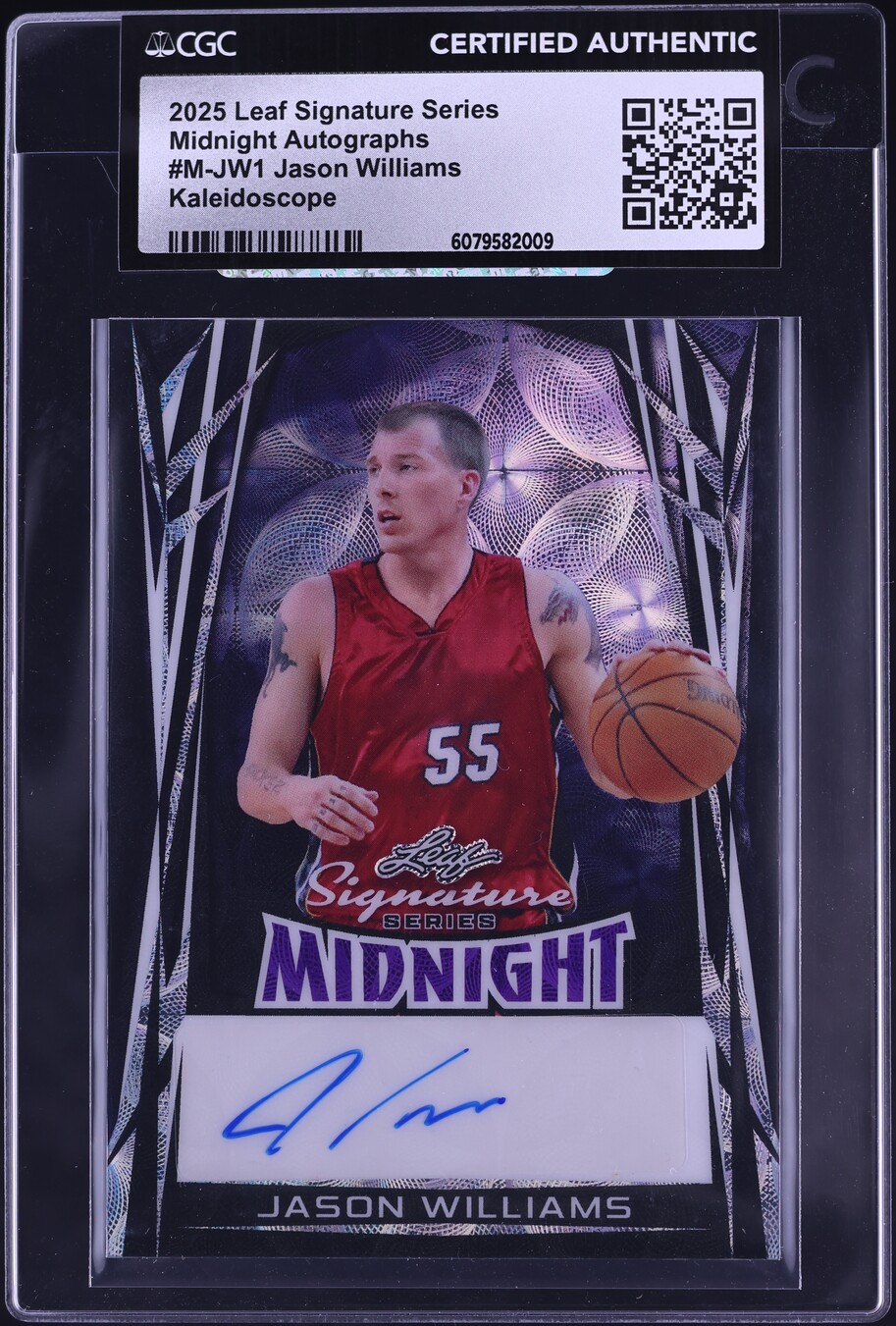 2025 Leaf Signature Midnight Kaleidoscope Jason Williams AUTO 1/1 CGC ...