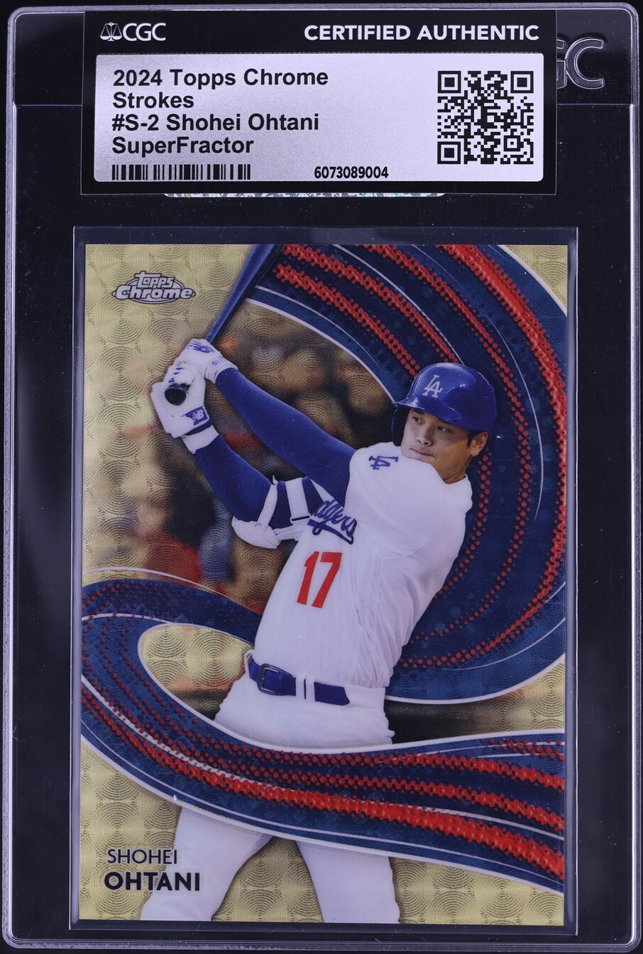 2024 Topps Chrome Strokes Superfractor Shohei Ohtani 1/1 #S-2 CGC AUTH ...