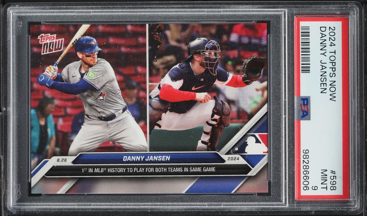 2024 Topps Now Danny Jansen #598 PSA 9 MINT on Fanatics Collect