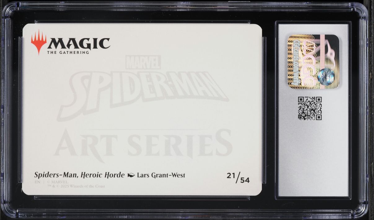 2025 MTG Art Series Marvel's Spider-Man Gold-Stamped Signature Spider ...