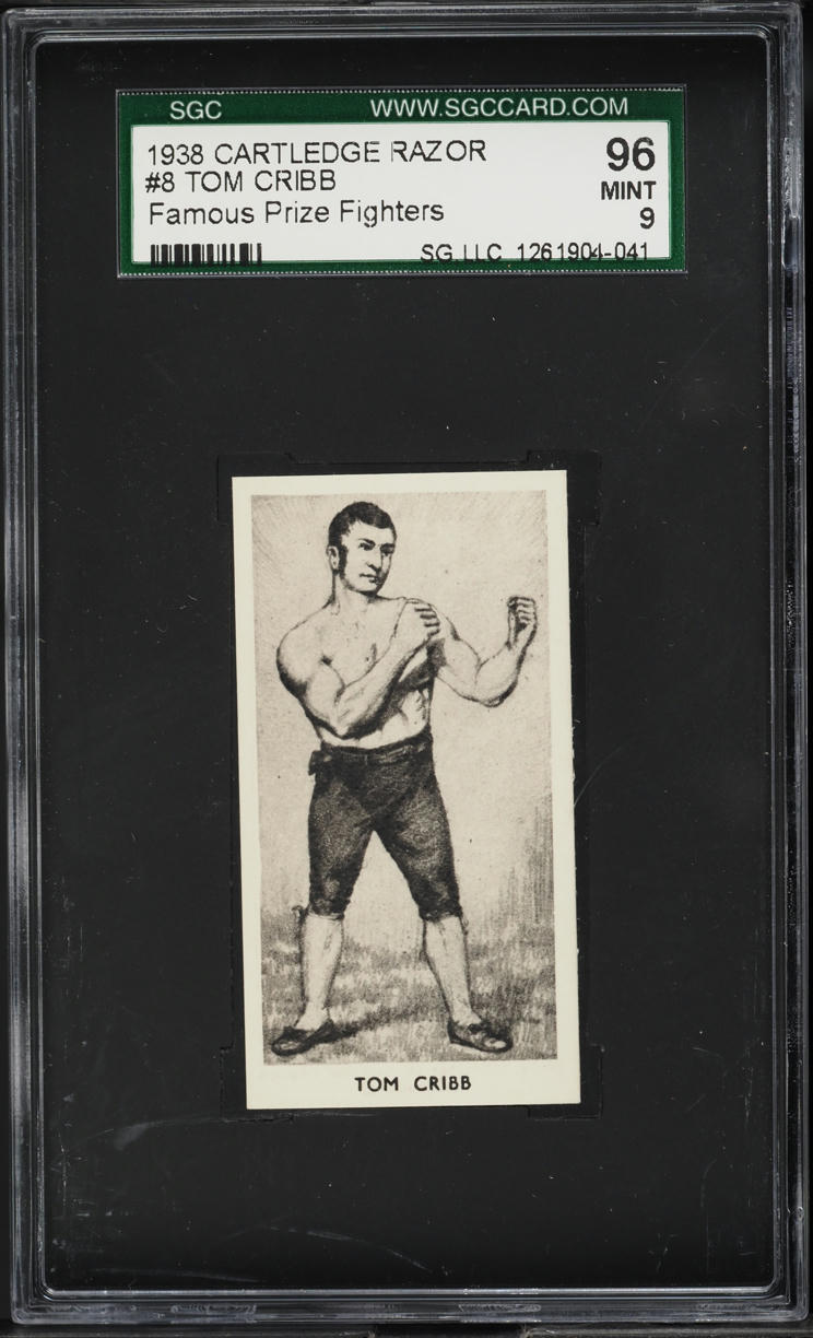 1938 Cartledge Famous Prize Fighters Tom Cribb #8 SGC 9 MINT on ...