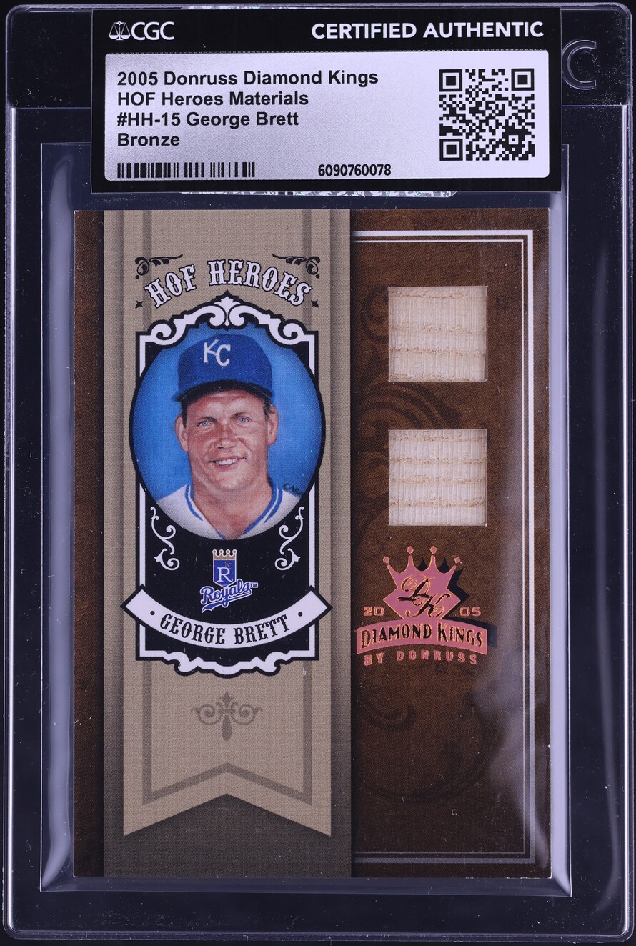 2005 Donruss Diamond Kings Hall Of Fame Heroes Materials Bronze George ...