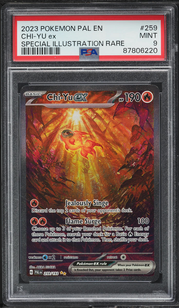 2023 Pokemon SV Paldea Evolved Special Illustration Rare Chi-Yu ex #259 ...