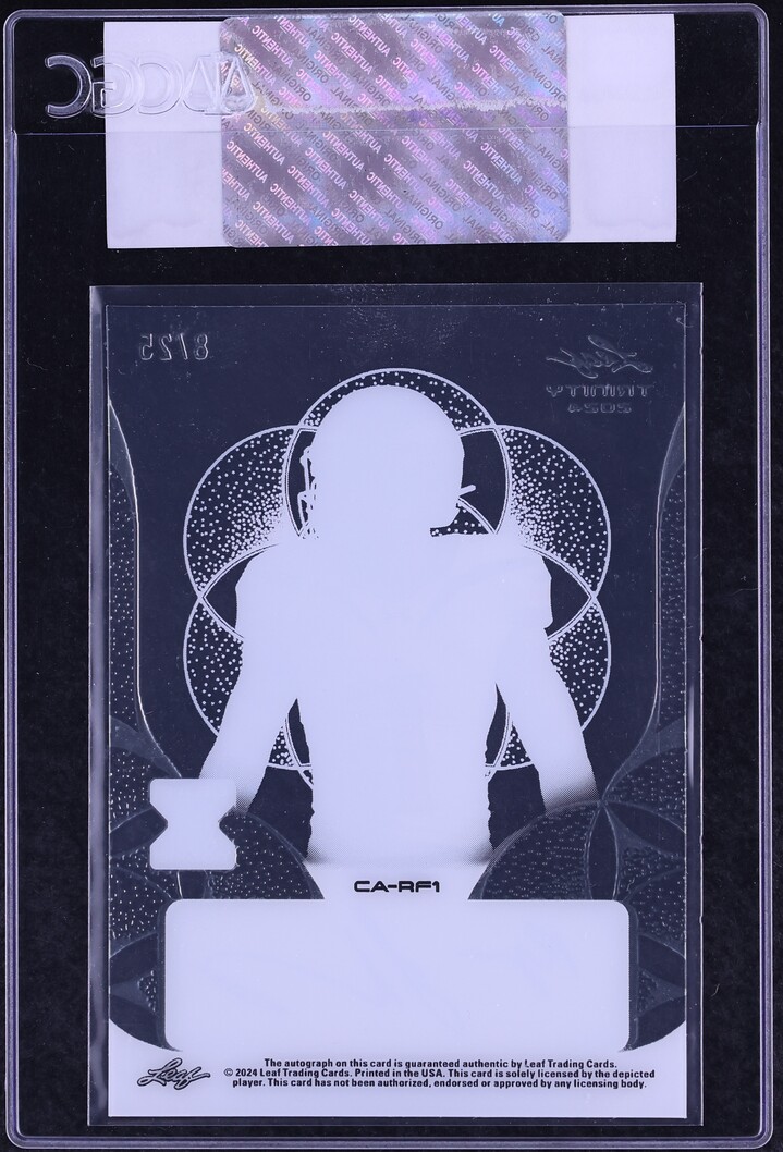 2024 Leaf Trinity Clear Green Ryan Flournoy ROOKIE AUTO /25 #CA-RF1 CGC ...